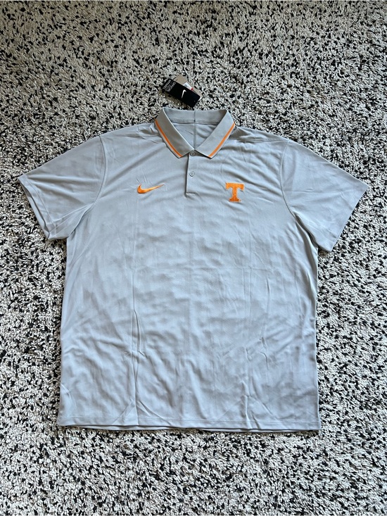 Nike | Shirts | Nike Onfield Grey Polo Shirt University Of Tennessee ...